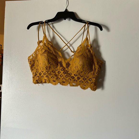 Zenana Outfitters | Intimates & Sleepwear | Mustard Bralette | Poshmark